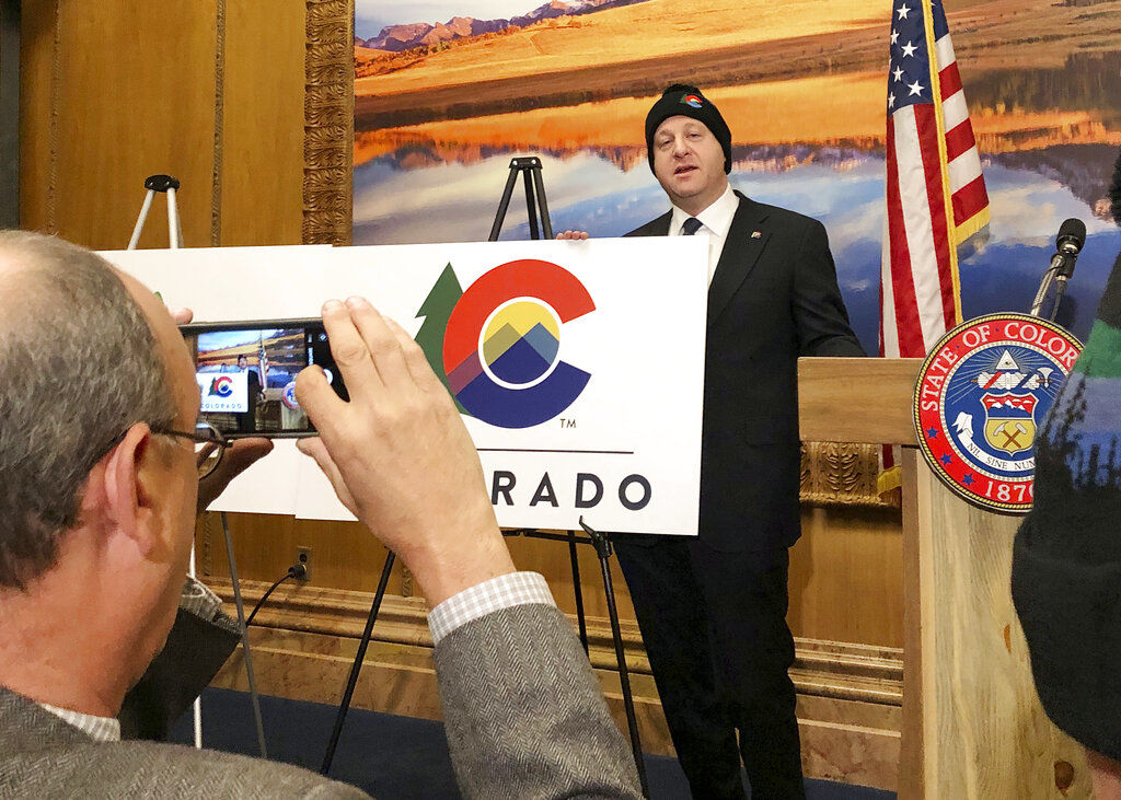 Symbolic gesture: Polis rolls out new Colorado logo - Colorado Politics
