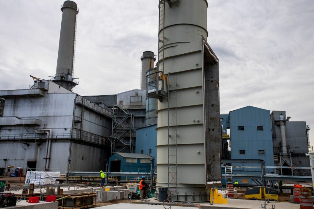 Natural gas units going up at Drake Power Plant, deconstruction of ...
