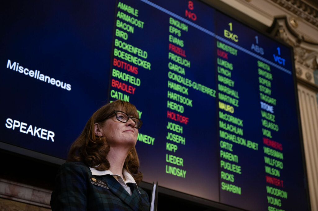 Julie McCluskie elected House Speaker after challenge from freshmen ...